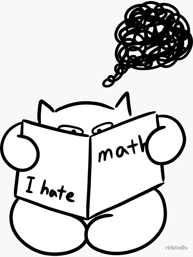 I Hate Math Clip Art