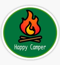 Happy Camper: Stickers | Redbubble
