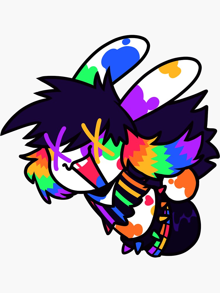 "Scenecore Bun " Sticker for Sale by KhaoticKorpse | Redbubble