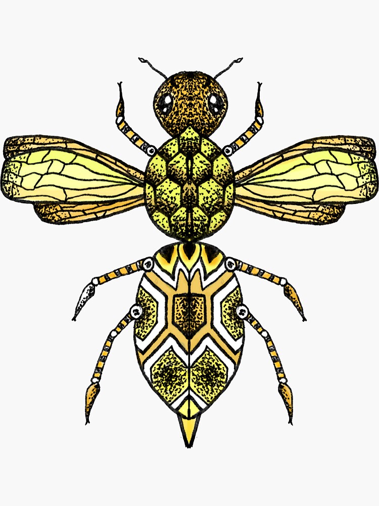 "Manchester Bee" Sticker by destinybetts | Redbubble