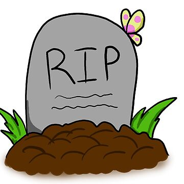 "Cute Gravestone" Sticker for Sale by izumikushinada | Redbubble