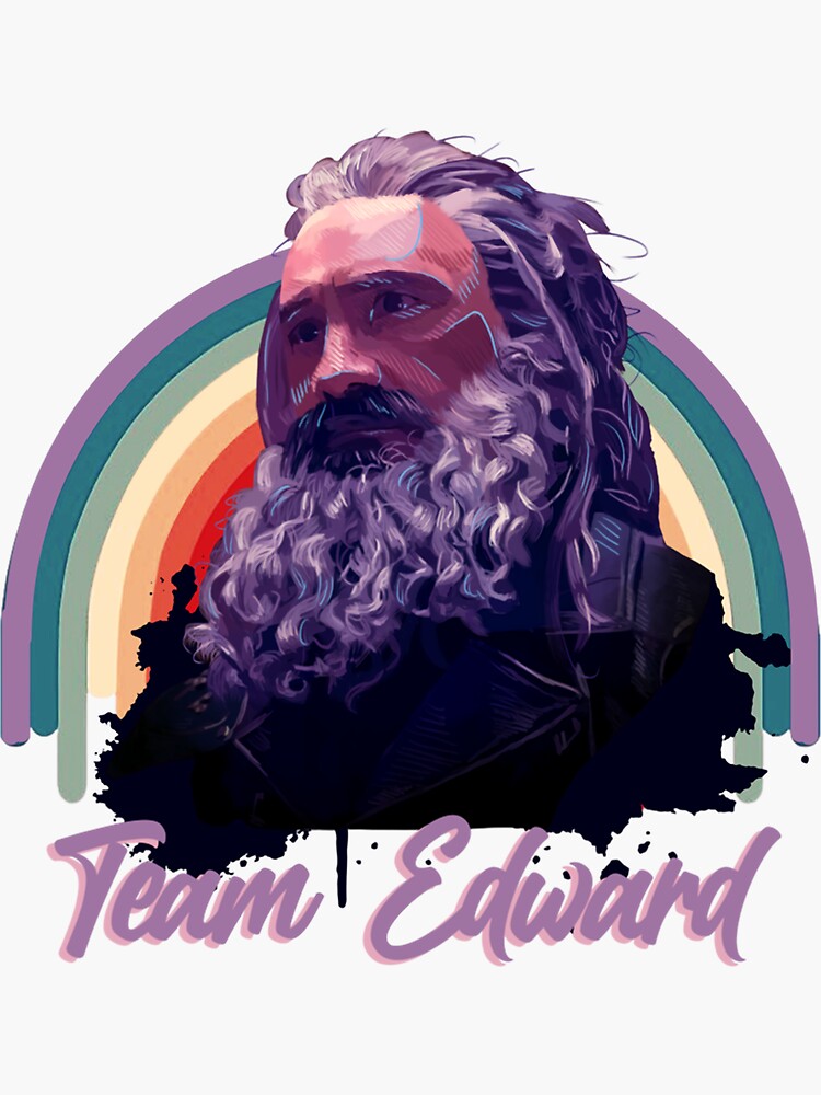 "Team Edward " Sticker for Sale by kposs1 | Redbubble