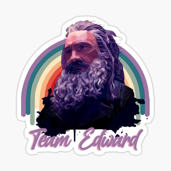 "Team Edward " Sticker for Sale by kposs1 | Redbubble