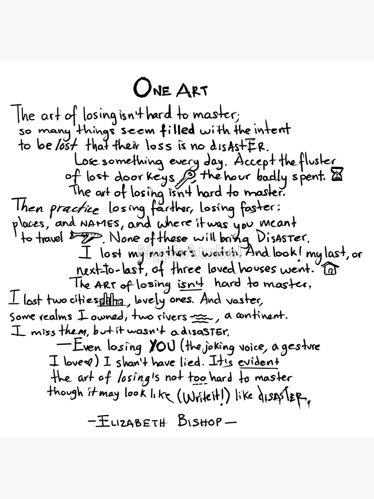 One Art Poem Premium Matte Vertical Poster Designed & Sold By Ian Gibbs