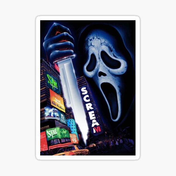 "Scream 6" Sticker for Sale by ArchieDearth | Redbubble