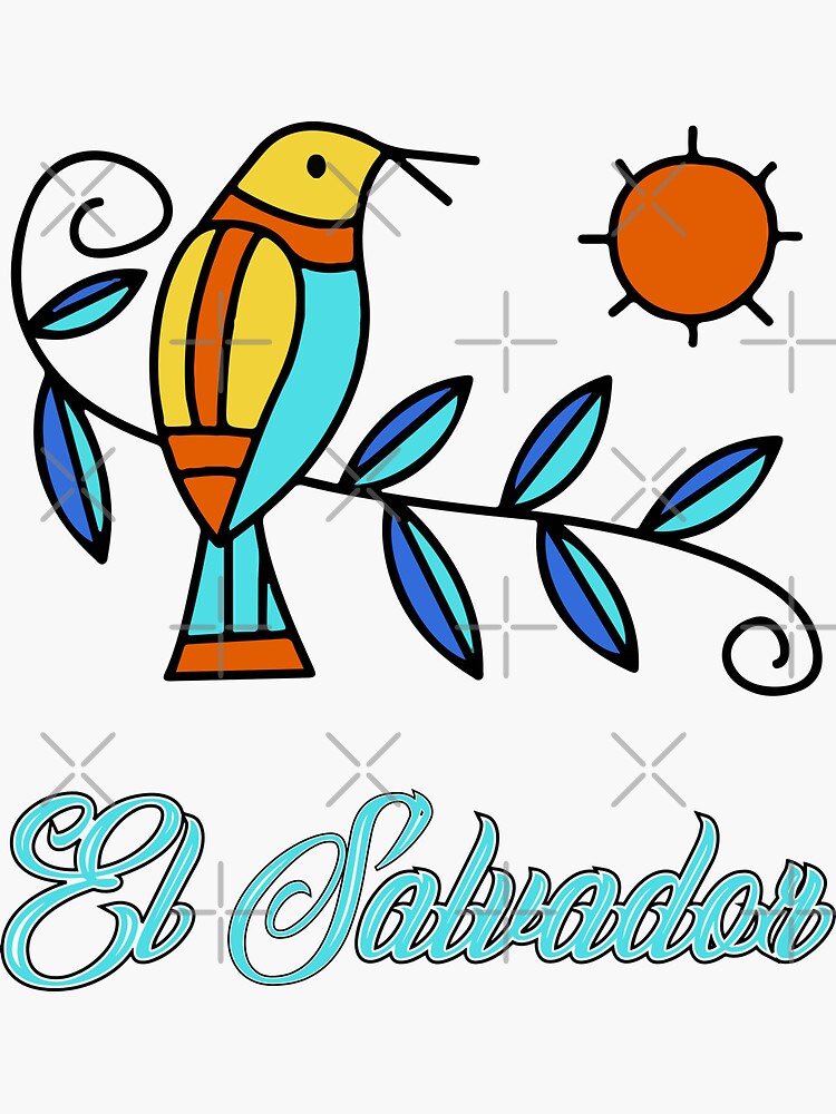 "El Salvador torogoz" Sticker for Sale by jmspeedy661 | Redbubble