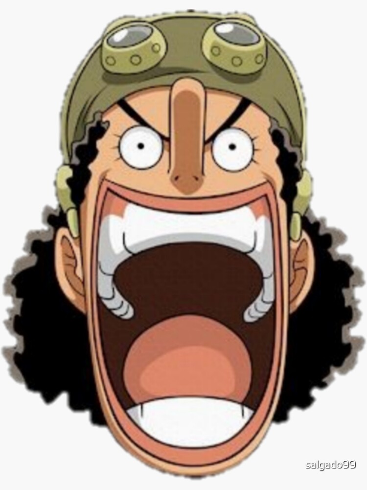 "usopp one piece-1" Sticker for Sale by salgado99 | Redbubble