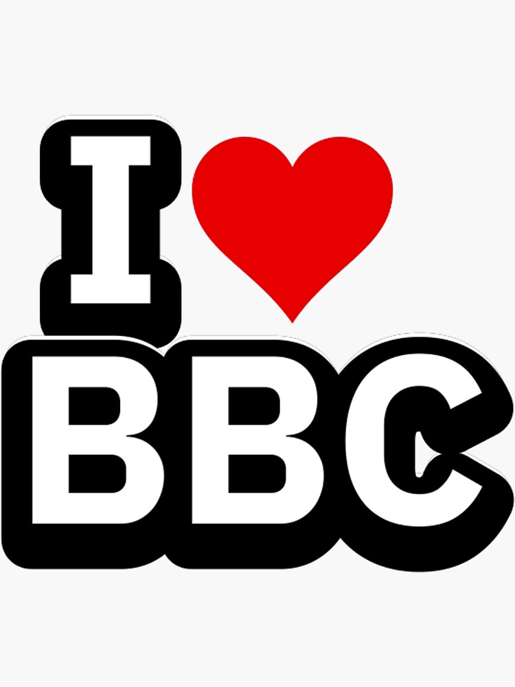 "I Love BBC" Sticker by KingAsian | Redbubble