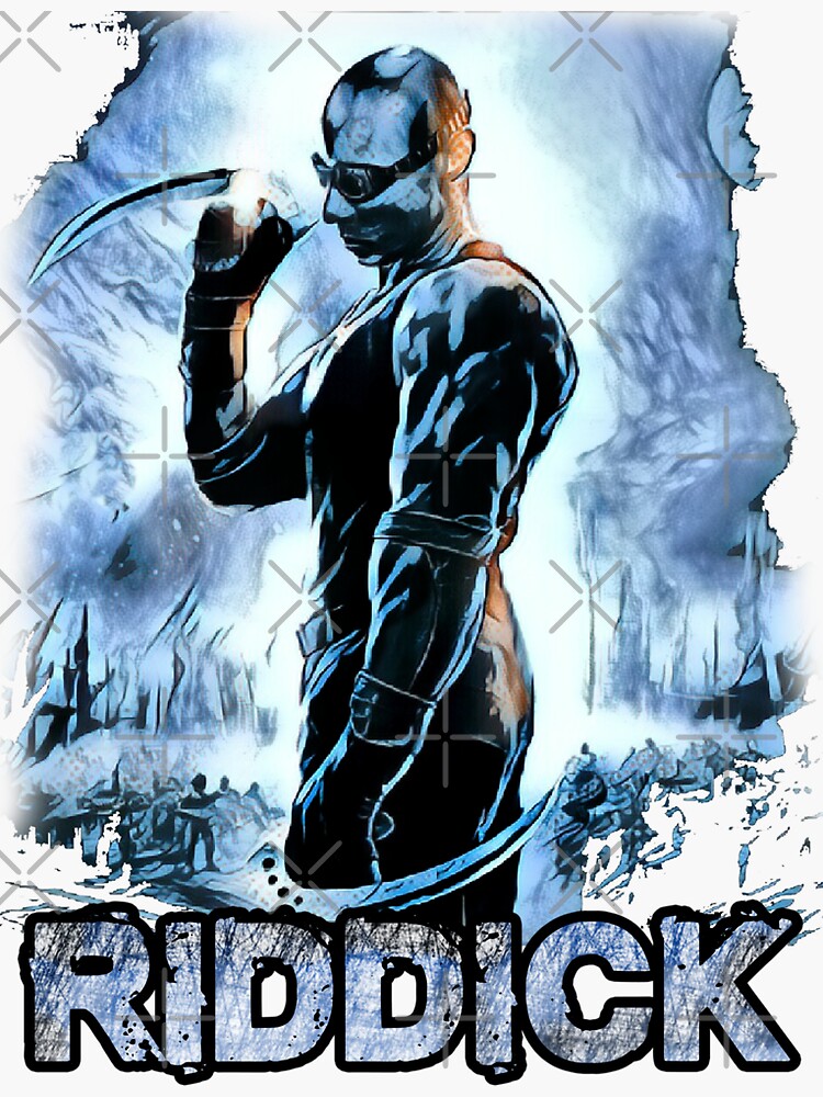 "Riddick" Sticker by JTK667 | Redbubble