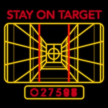 "Stay on Target" Sticker for Sale by -Koleidescope | Redbubble