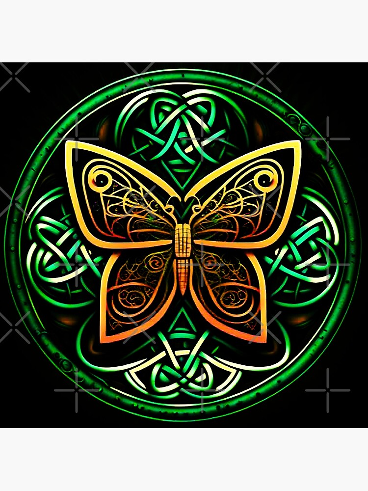 "Monarch Butterfly Triskel Celtic Knot" Poster for Sale by frigamribe88 ...