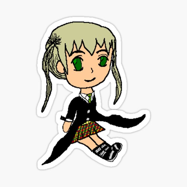 "Maka Albarn Chibi Fan Art" Sticker for Sale by SephJocuno3 | Redbubble