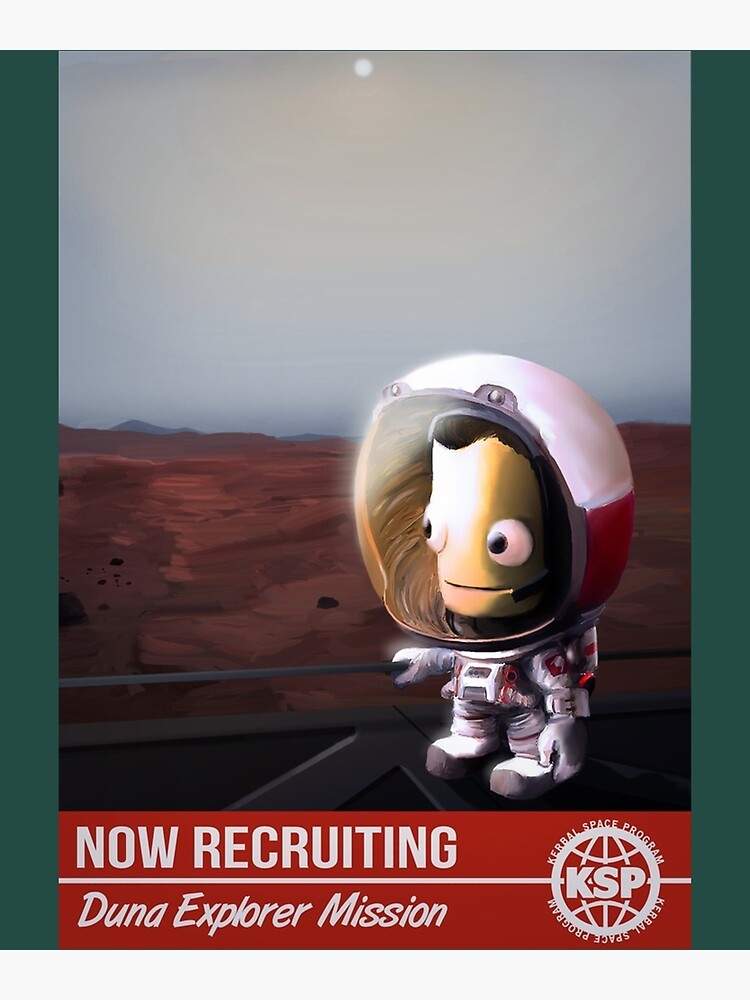 Kerbal Space Program Duna Mission Premium Matte Vertical Poster sold by ...