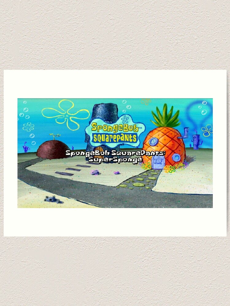 "SpongeBob SquarePants: SuperSponge - 2: Zoomed In" Art Print by ...