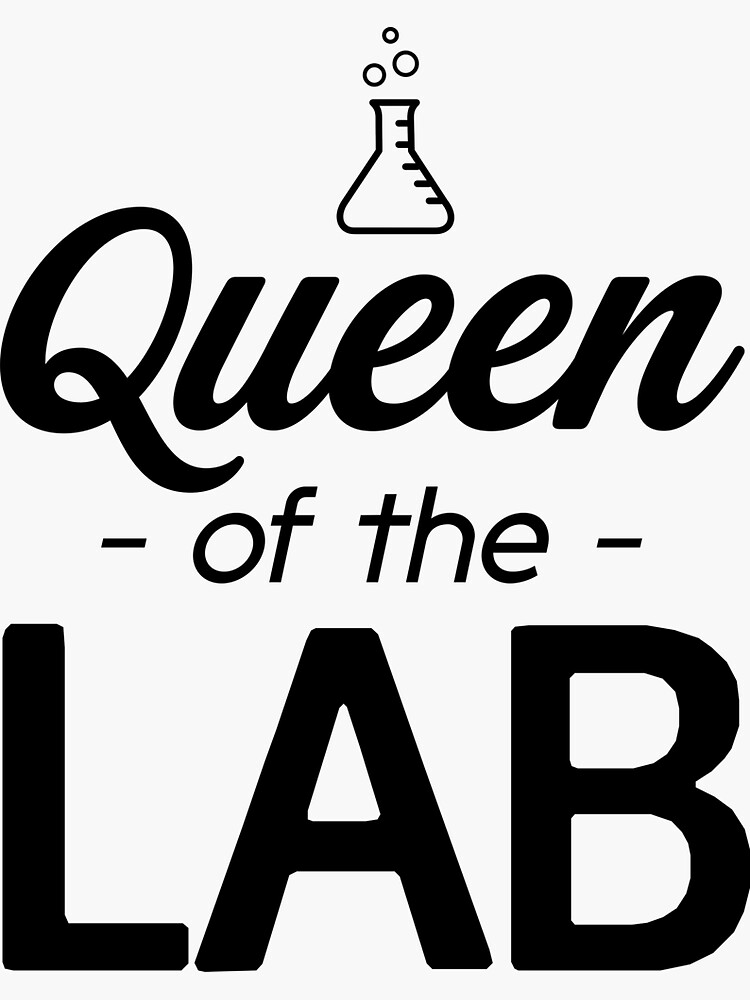 "Queen of the Lab" Sticker for Sale by trends | Redbubble