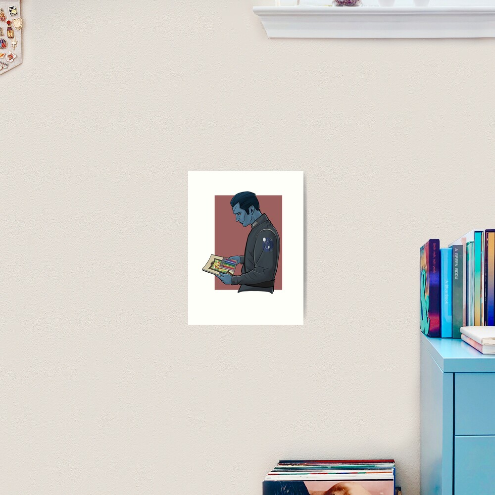 "Mid-Captain buying art supplies" Sticker for Sale by blackmonitor ...