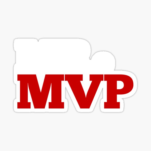 "MR. MVP" Sticker for Sale by kleynard | Redbubble