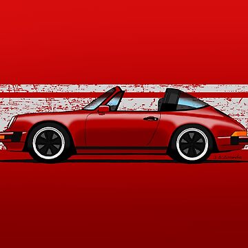 "My drawing of the iconic German sports car with stripes" Coffee Mug by ...