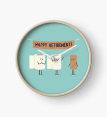 Funny Retirement Clocks | Redbubble