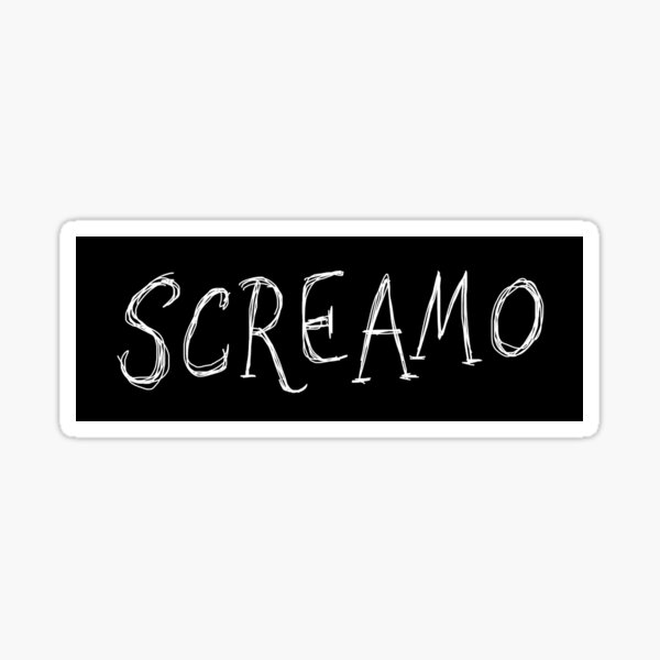 "Dark and Gritty SCREAMO sketch text" Sticker for Sale by Michael ...