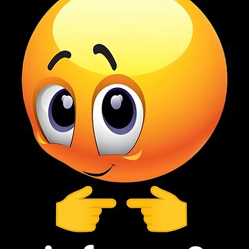 "Is For Me Meme Face Emoji Shy Funny" Pin for Sale by fomodesigns ...