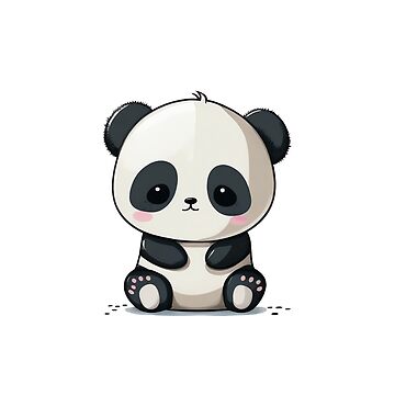 "Kawaii chibi cute panda" Sticker by ChibiInstant | Redbubble