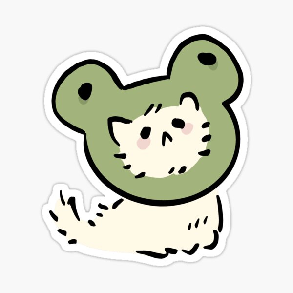 "baby frog " Sticker for Sale by RadiosArcade | Redbubble