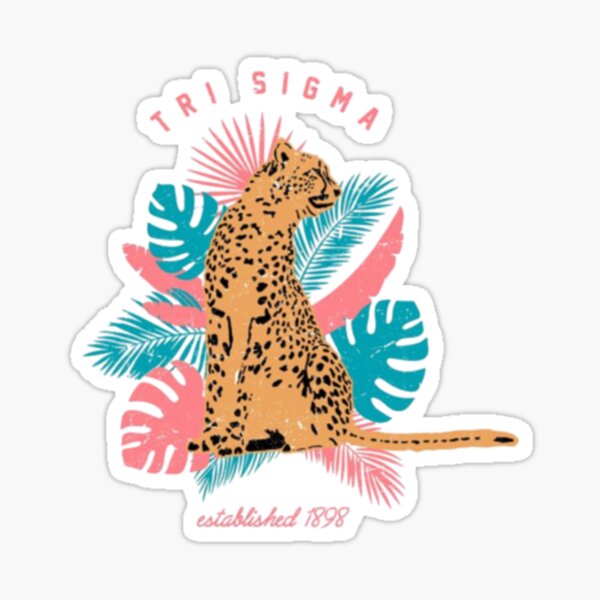 "TRI SIGMA " Sticker for Sale by elizashop93 | Redbubble