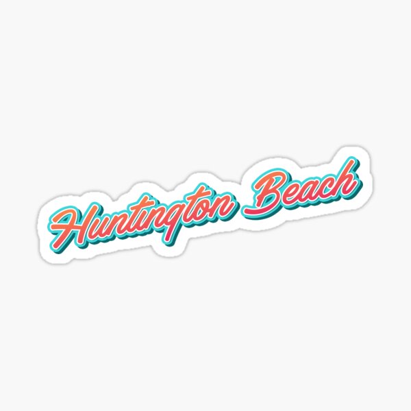 Huntington Beach Stickers | Redbubble