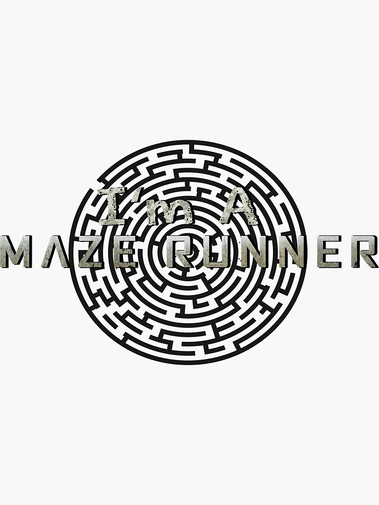 "Maze Runner Fan Design" Sticker by AngeliaLucis | Redbubble