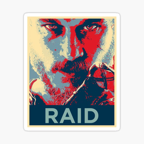 "Raid" Sticker by Luigi-Jekan | Redbubble