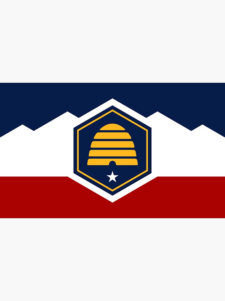 "The New Utah State Flag" Sticker for Sale by franklinprintco | Redbubble