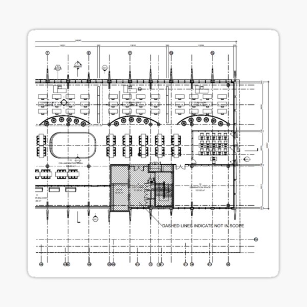 "Architectural Floor Plan" Sticker for Sale by camw8423 | Redbubble