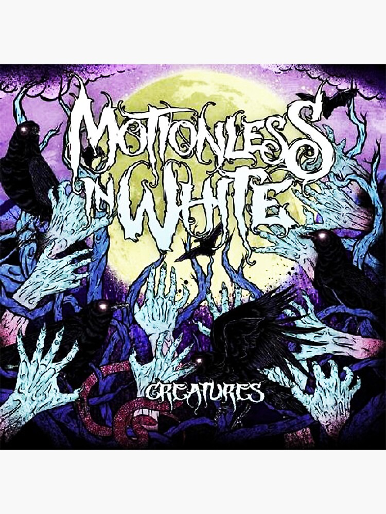 "Motionless in White CREATURES" Sticker for Sale by Diontraymule ...