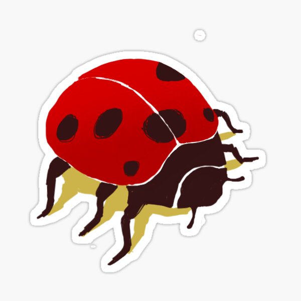 "ladybug" Sticker for Sale by -ink- | Redbubble