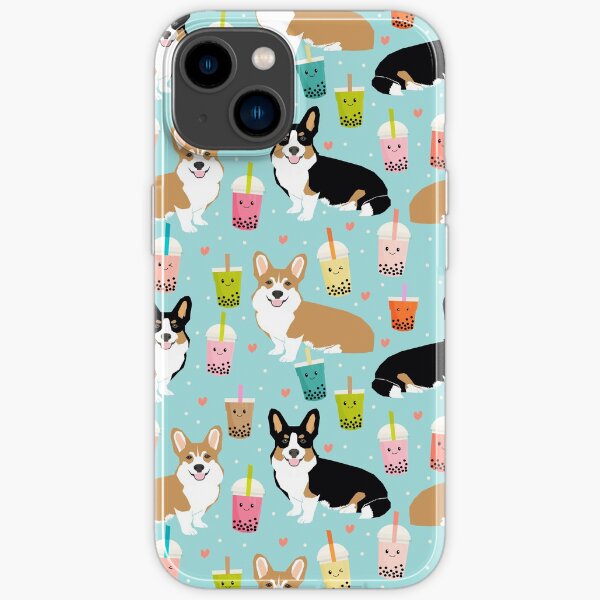 "Corgi boba tea bubble tea kawaii food welsh corgis dog breed gifts ...