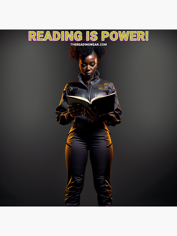 "Black Ladies - Reading Is Power! 3" Sticker for Sale by Antuan Simmons ...