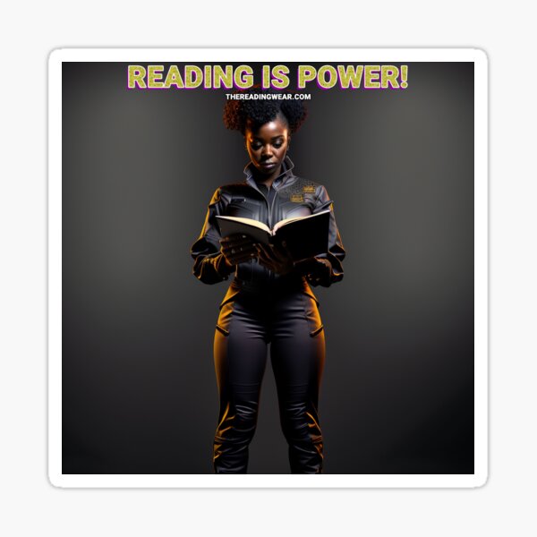 "Black Ladies - Reading Is Power! 3" Sticker for Sale by Antuan Simmons ...