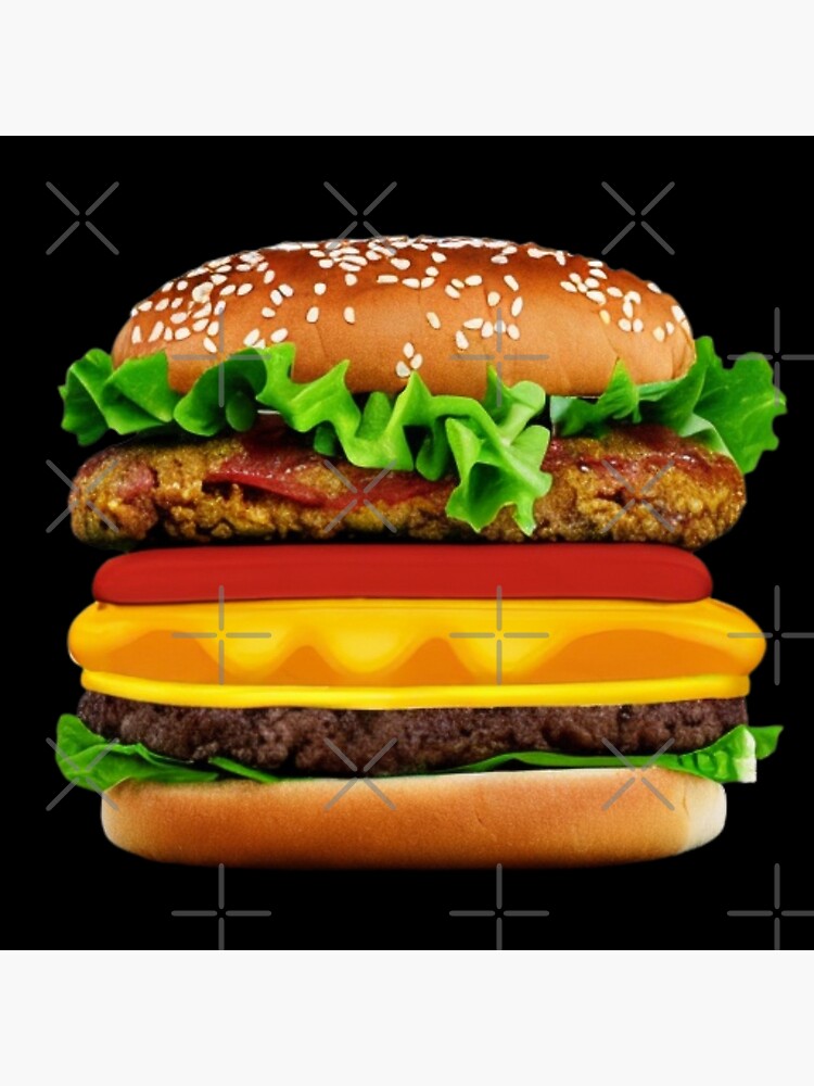 Big Bite Burger - Mighty Burger - Juicy Classic Premium Matte Vertical ...