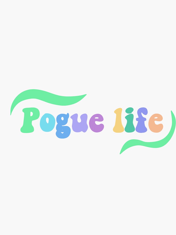 "Pogue Life - Outer Banks" Sticker for Sale by lilykaylea | Redbubble