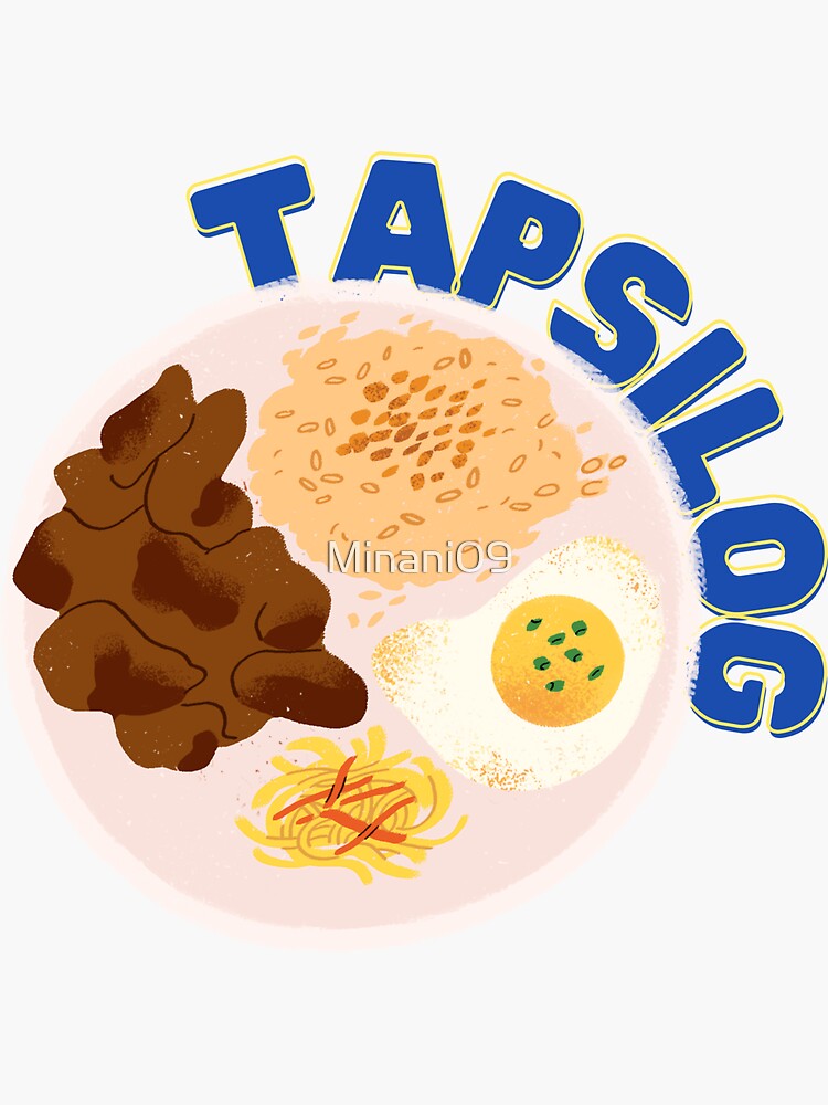 "Tapsilog" Sticker for Sale by Minani09 | Redbubble