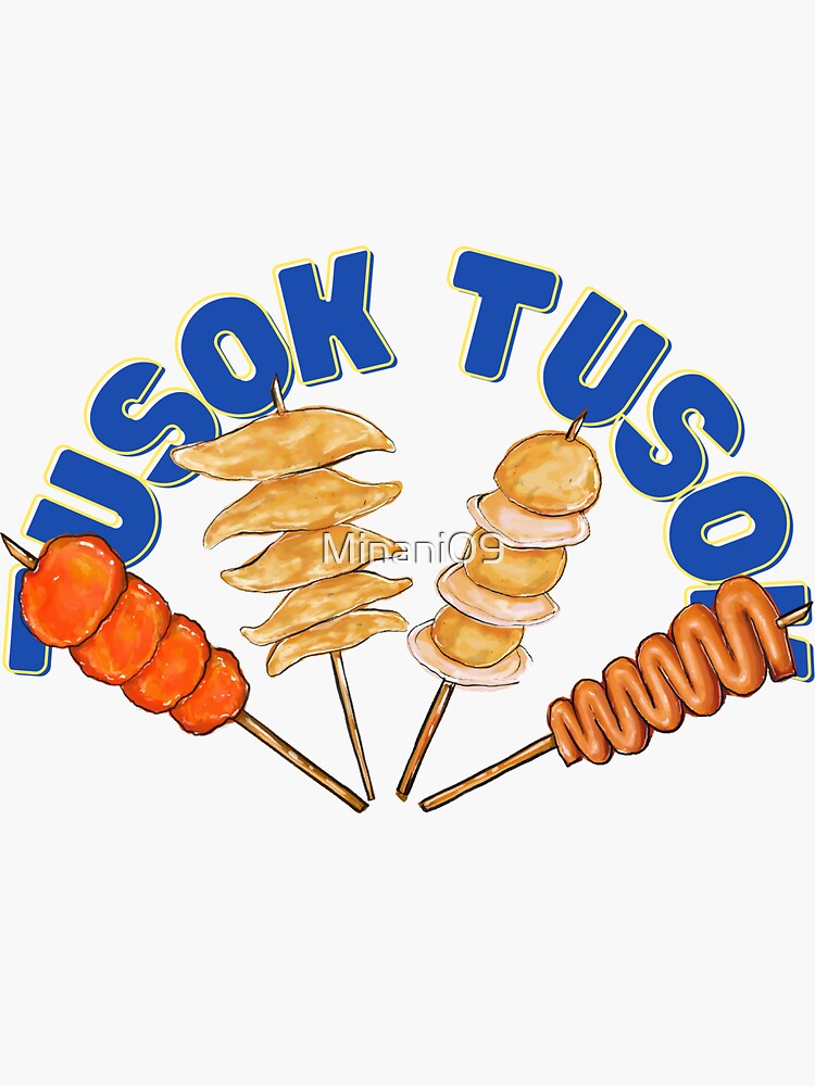 "Tusok Tusok Street Food" Sticker for Sale by Minani09 | Redbubble