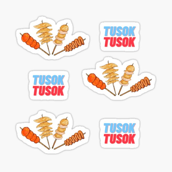 "tusok tusok 2" Sticker for Sale by Minani09 | Redbubble