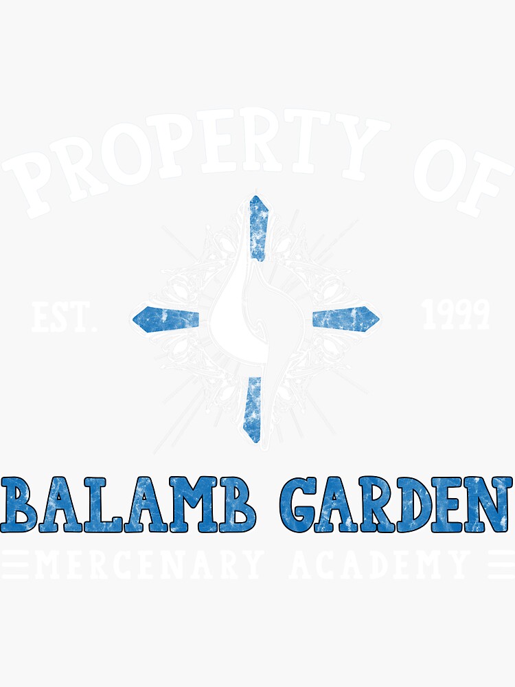 "Property of Balamb Garden" Sticker for Sale by onakovujasq | Redbubble