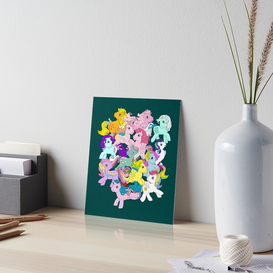 "g1 my little pony pattern " Poster for Sale by AletheaGarciaz | Redbubble