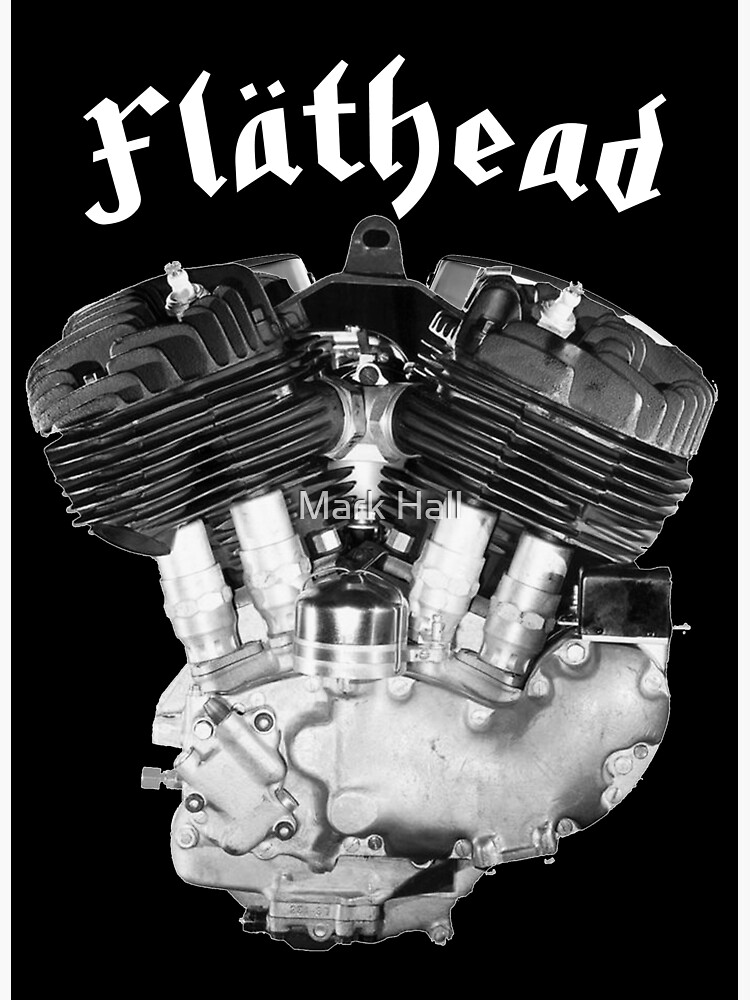 "FLATHEAD 1" Sticker for Sale by hornedquad | Redbubble