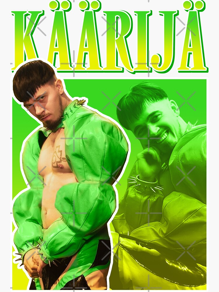 "Käärijä Cha Cha Cha Eurovision 2023 Finland Y2K Kaarija" Sticker by ...