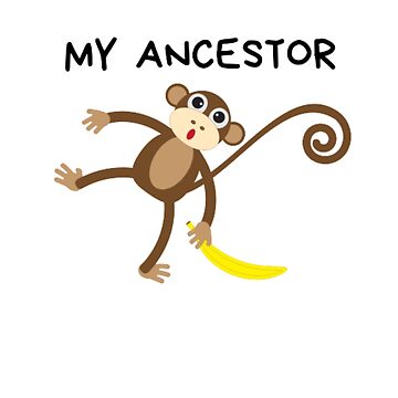 "My Ancestor funny monkey meme" Sticker for Sale by funkyfreshfinds ...