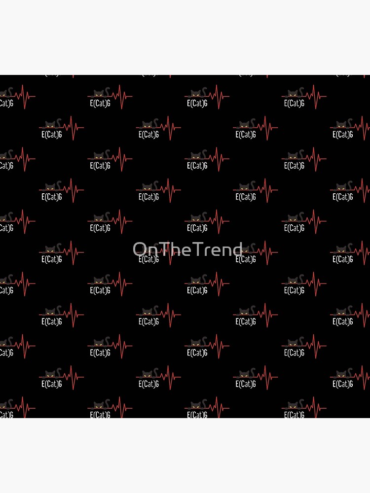 Funny Cat ECG-Cardiology Puns Socks