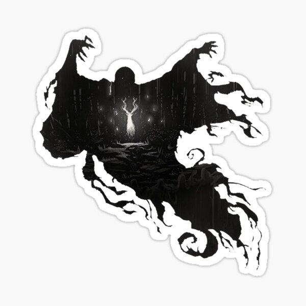 "Scary one" Sticker for Sale by DamplioPhile | Redbubble